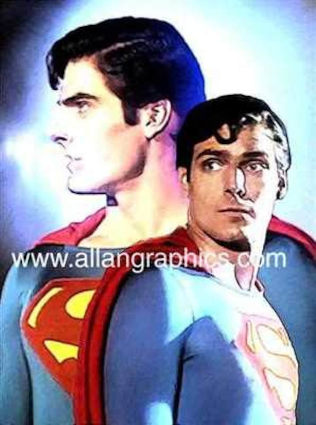New Reeve Christopher Reeve Superman Art Print Rare - Etsy