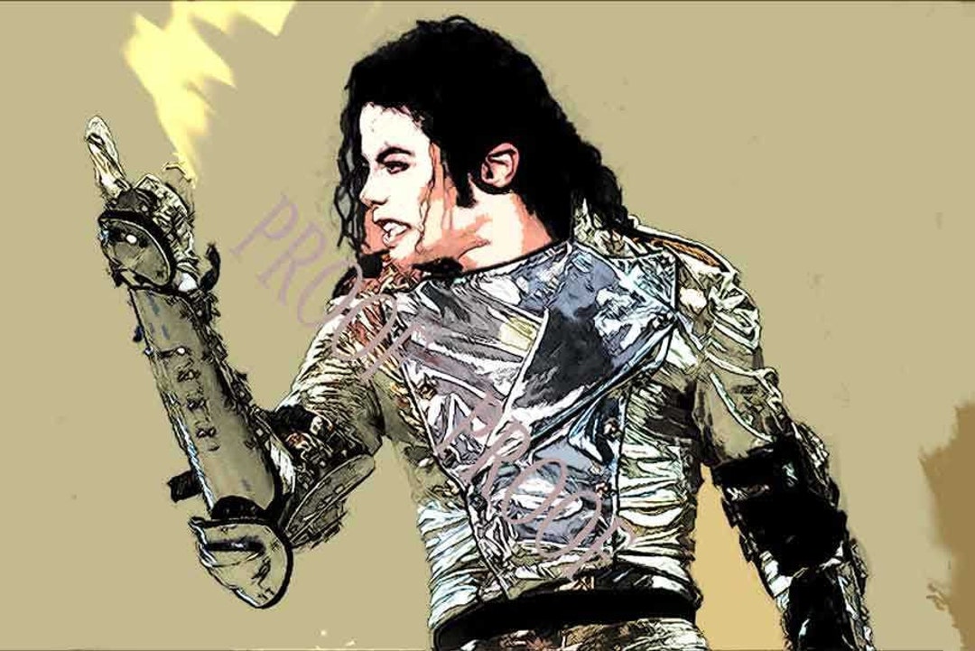 NEW! Michael Jackson Limited Art Print 12x18 LE 50 - Etsy