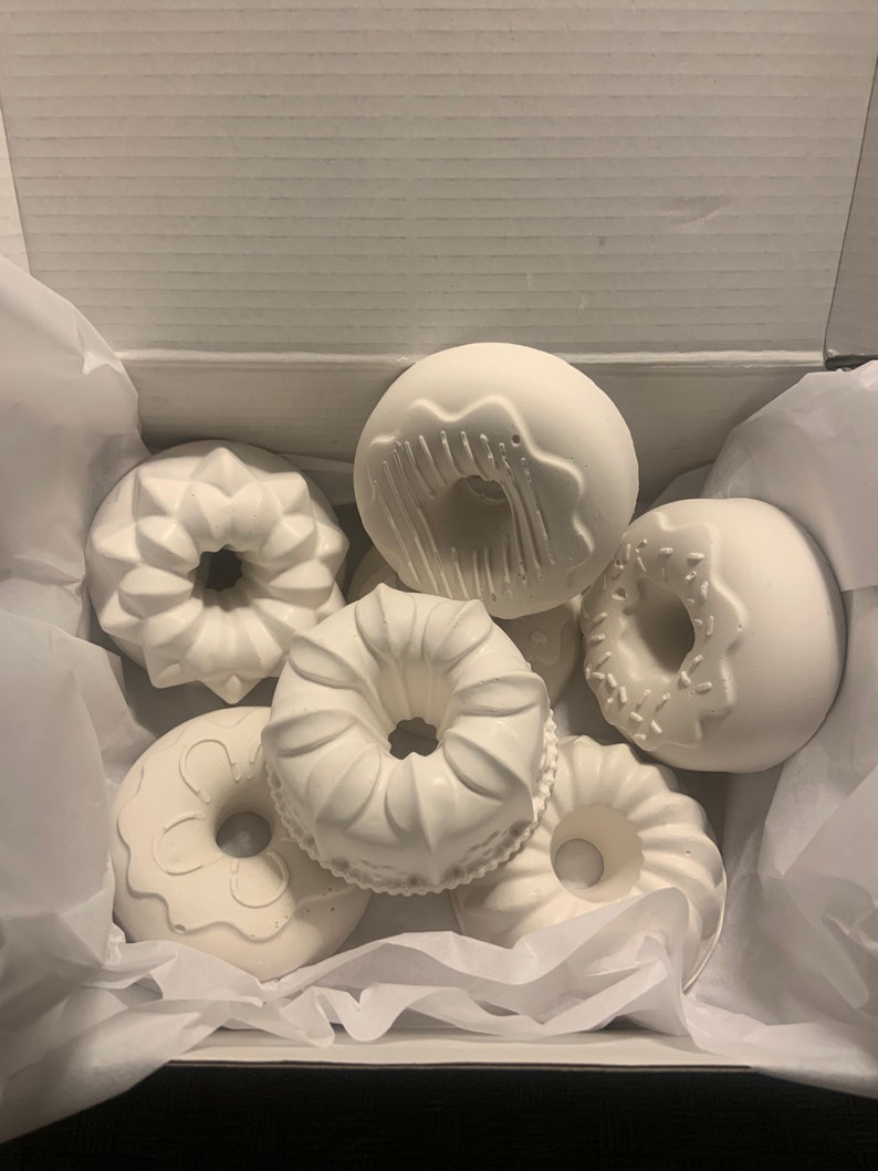 Donut Painting Kit/paint Your Own Box of Donuts Gift Box/kids - Etsy