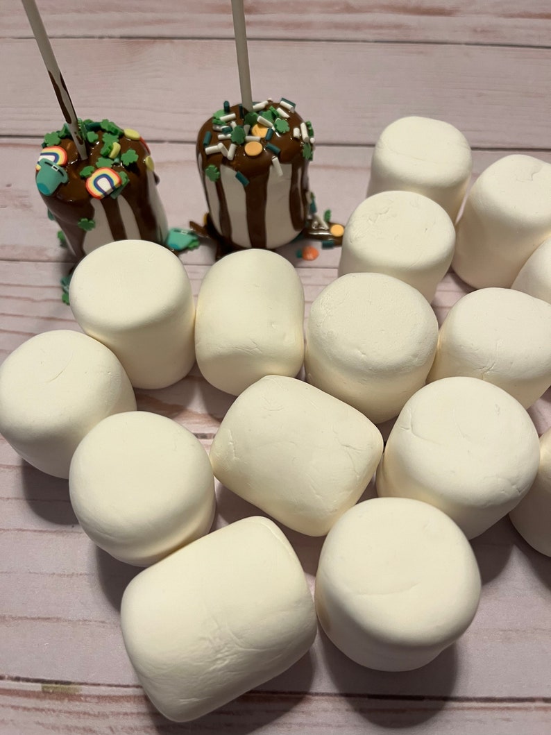 Fake Marshmallows for Crafts/fake Bake Marshmallows FIVE - Etsy