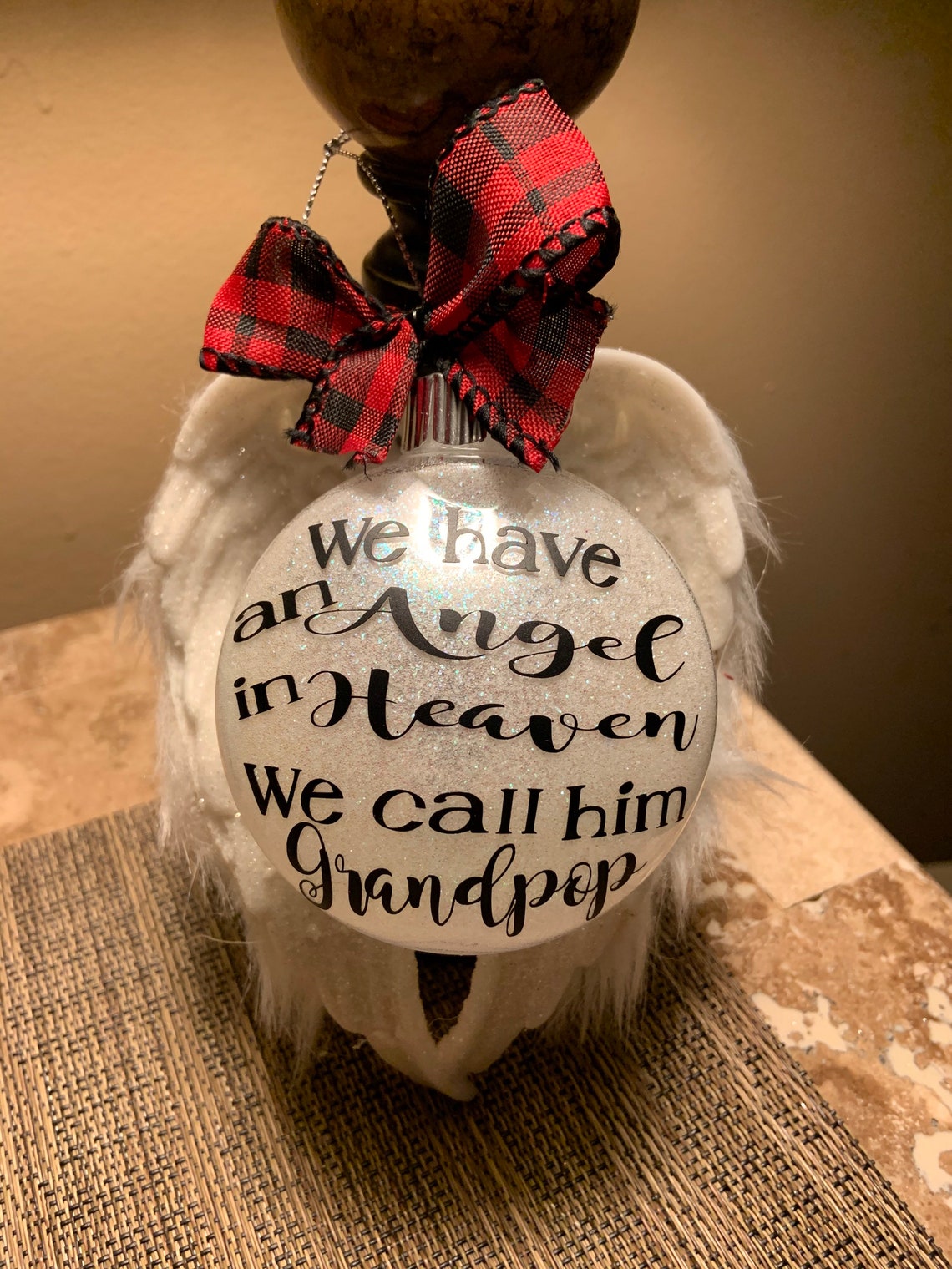 Memory Angel in Heaven Christmas Tree Ornaments/mom/dad/loved | Etsy