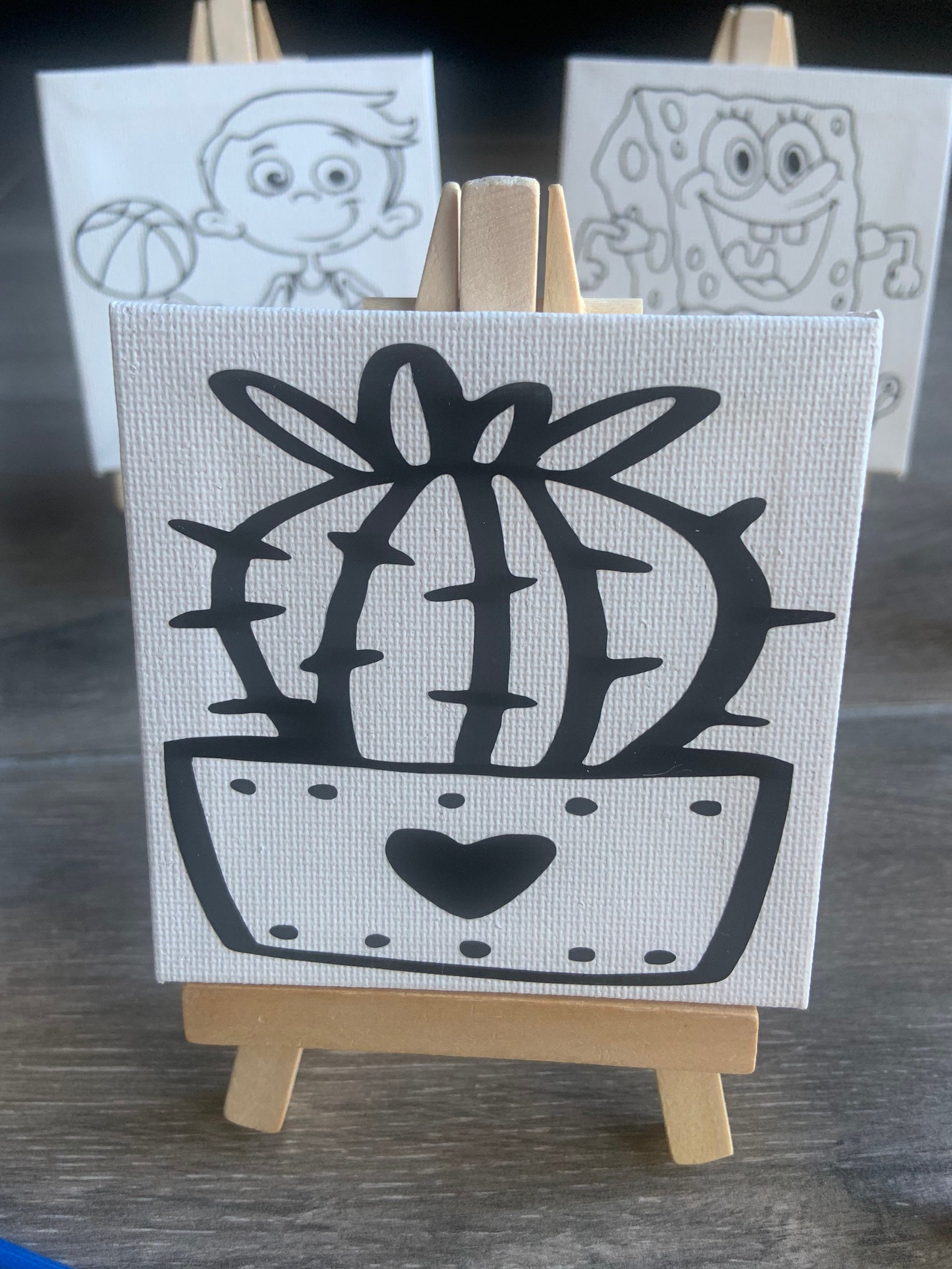 DIY Mini Painting Easel Kits/mini Easel Party Favors/paint Your Own ...