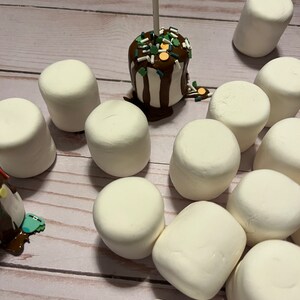 Jumbo Fake Marshmallows, Tier Tray Decor - Handmade, Set of 6 - Etsy