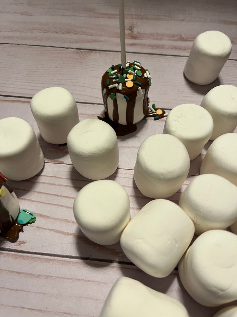 Fake Marshmallows for Crafts/fake Bake Marshmallows FIVE - Etsy