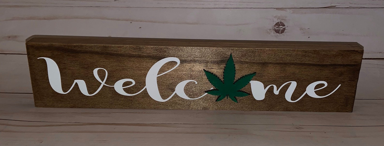 Welcome Cannabis Weed Sign/stoner Welcome to Our Home | Etsy
