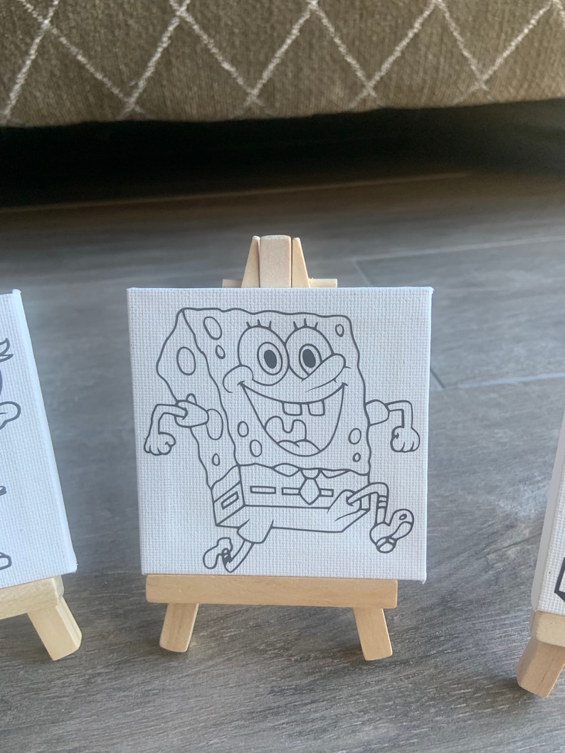 DIY Mini Painting Easel Kits/mini Easel Party Favors/paint Your Own ...