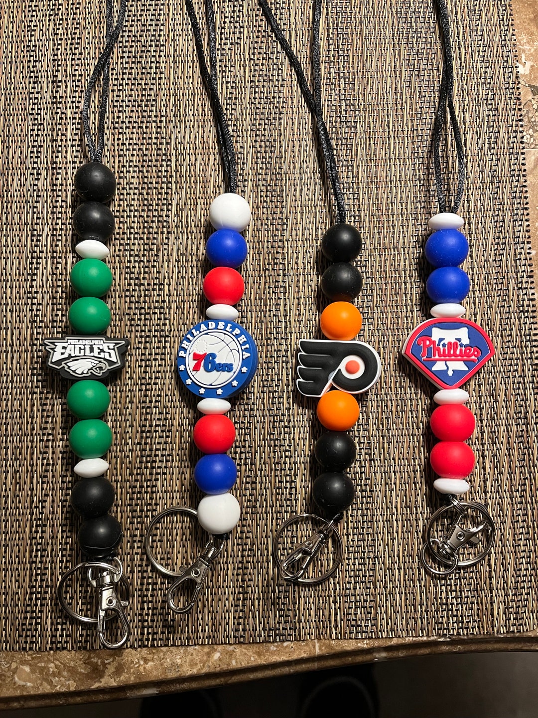 Teacher Lanyard/sports Lanyard/gym Teacher Lanyard/green White Football ...