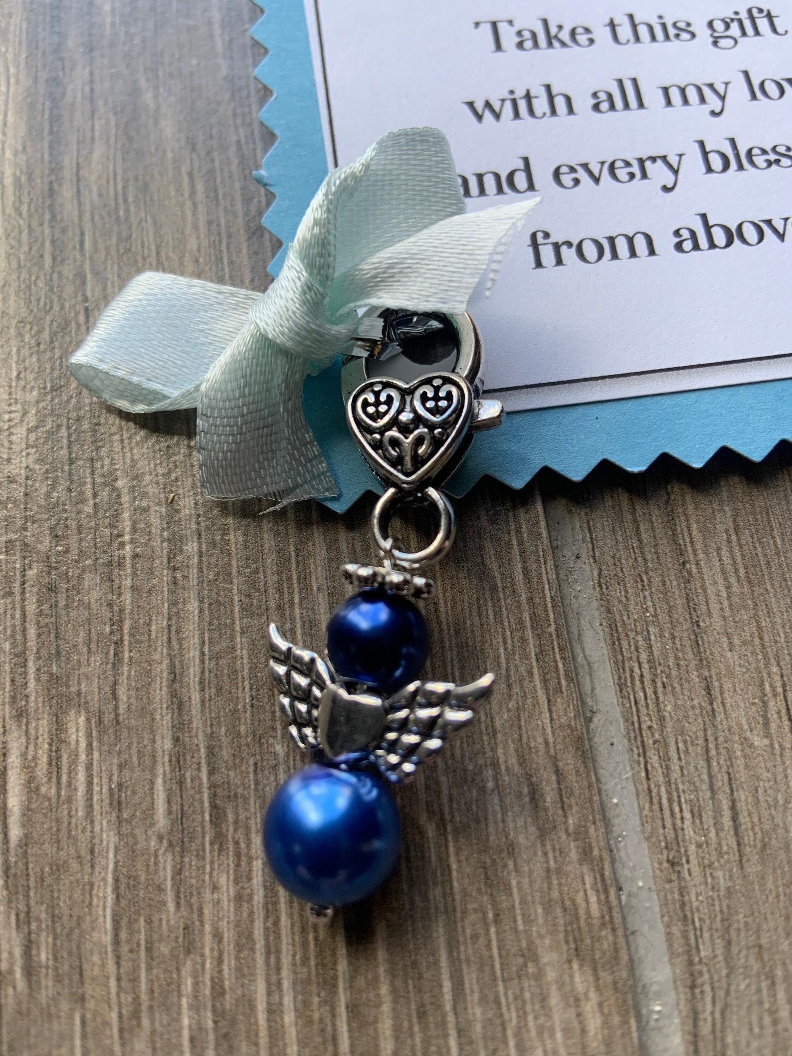 Something Borrowed Something Blue Guardian Angel for - Etsy