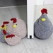 Door Stopper Chicken Crochet Pattern Doorstop Chicken Family PDF ...
