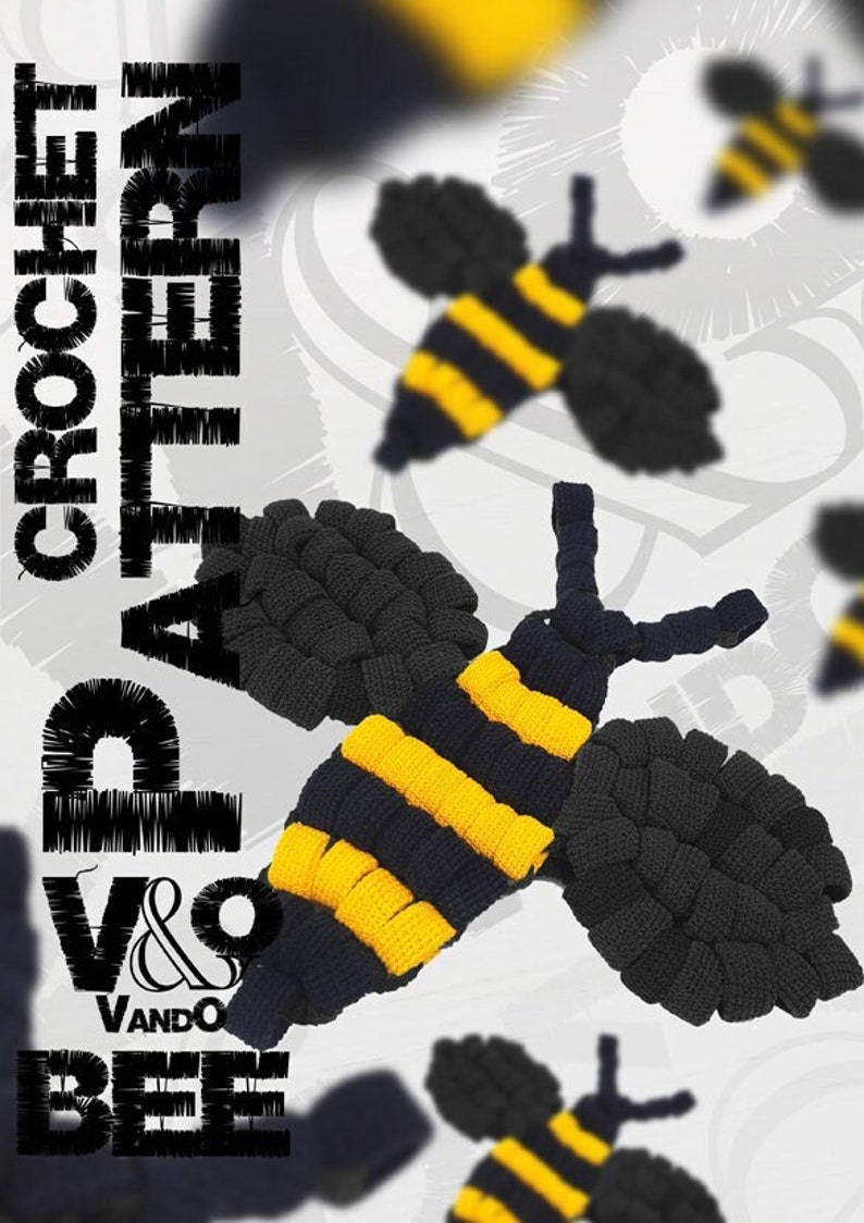 Bead Bee Crochet Pattern Pony Bead Bee PDF Crochet Beaded Bee Pattern ...