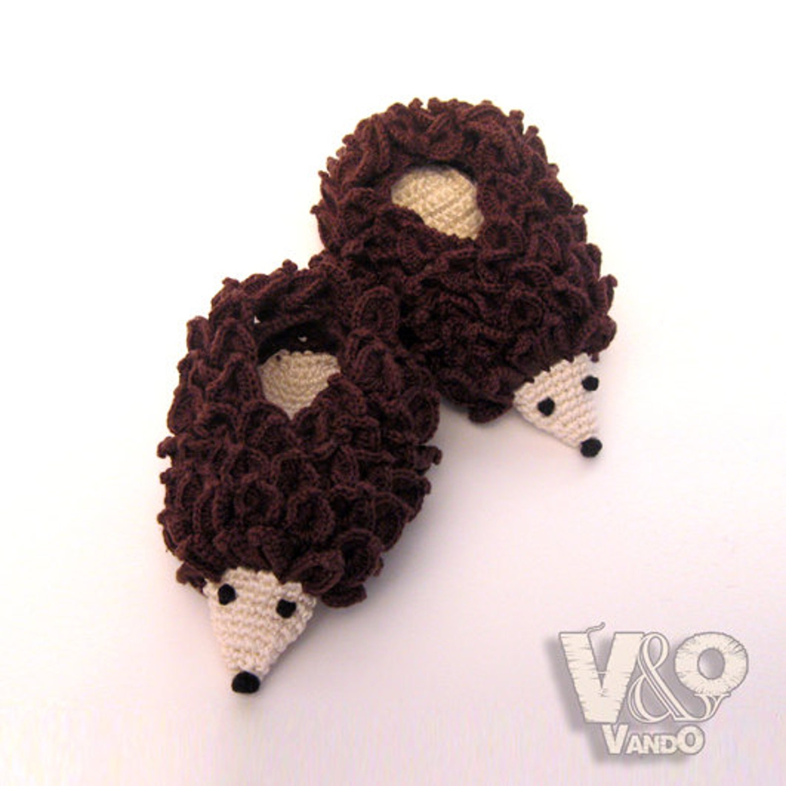 Crochet Pattern Baby Slippers Hedgehogs, Crochet Pattern PDF, Slippers ...