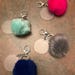 Puff Keychain With Monogram or Custom Text - Etsy