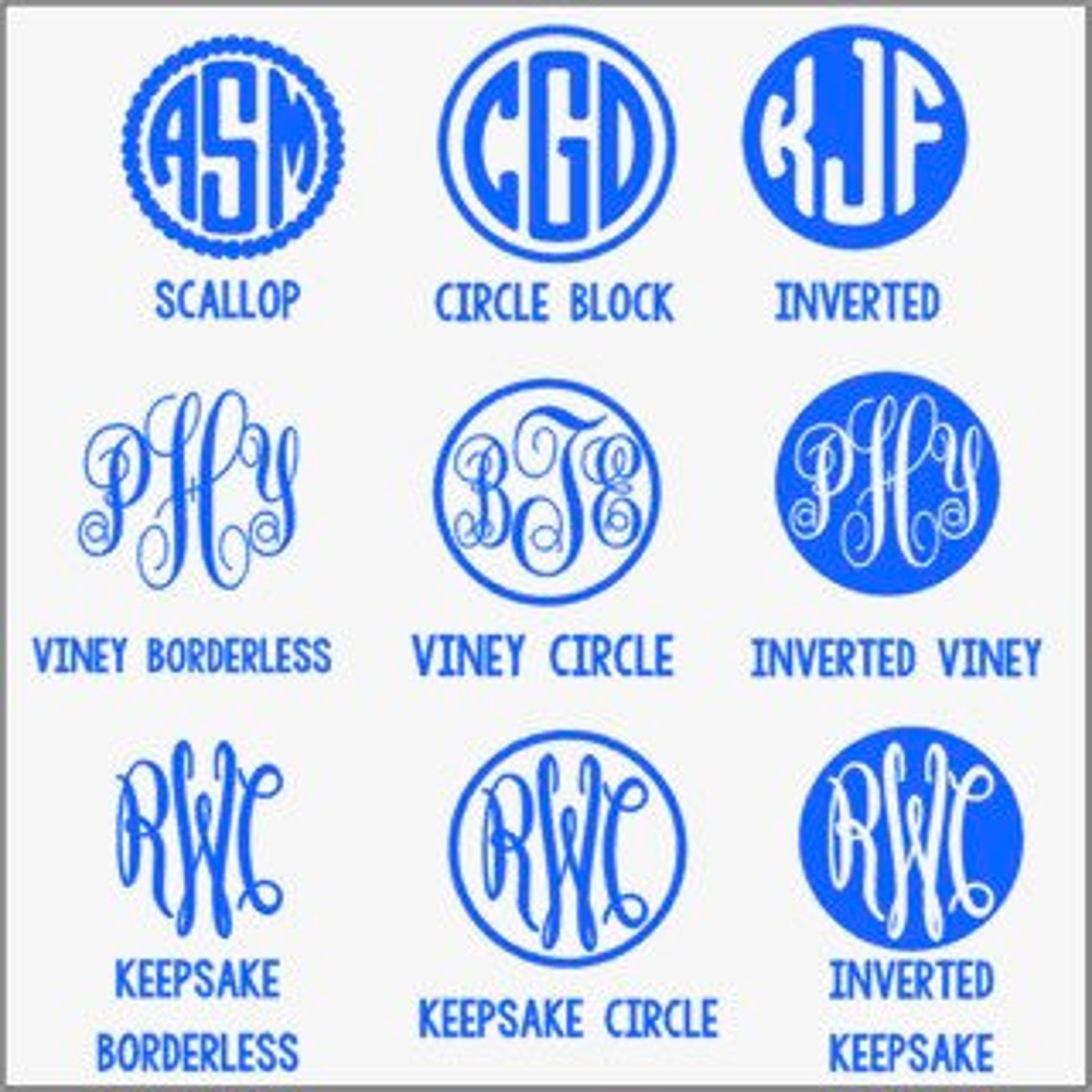 Puff Keychain With Monogram or Custom Text - Etsy