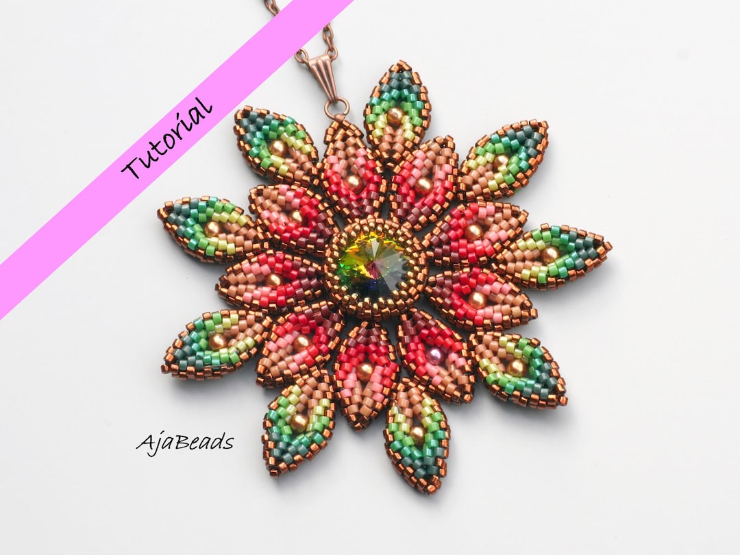 Beading Tutorial - Mandala - Etsy