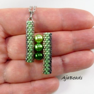 Beading Tutorial - Ladder - Beaded Pendant + Earrings - Etsy