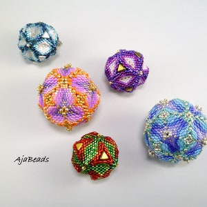 Beaded Ball 4cm With 3D Surface - Tutorial - Etsy