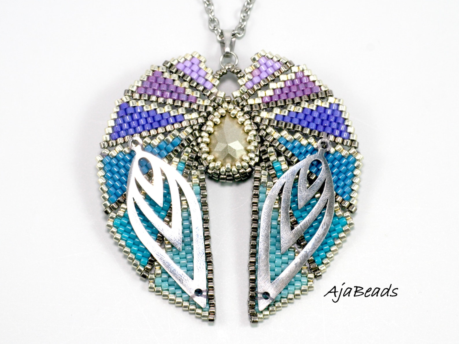 Beading Tutorial - Wings - Pendants and Earrings - Etsy