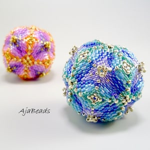 Beaded Ball 4cm With 3D Surface - Tutorial - Etsy