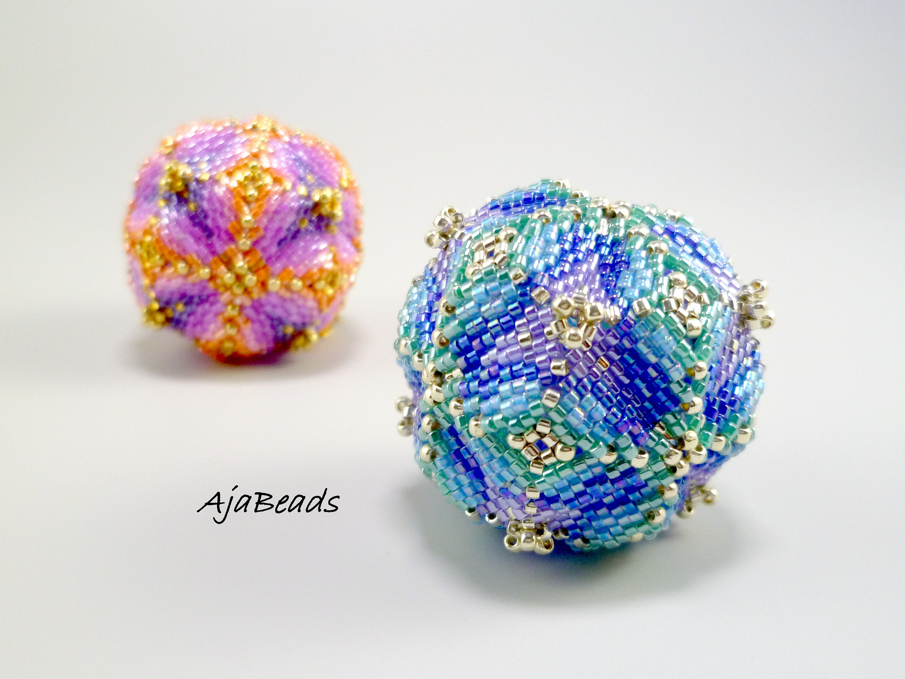 Beaded Ball 4cm With 3D Surface - Tutorial - Etsy