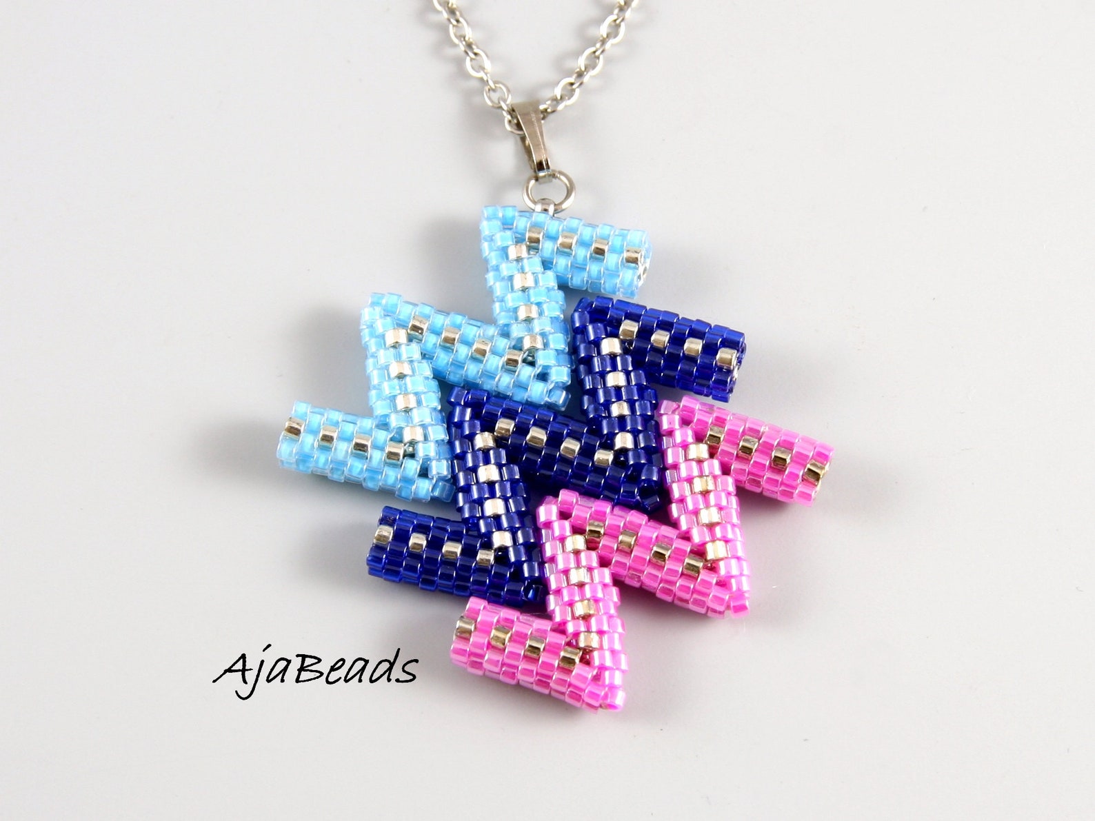 Beading tutorial beaded set Lightning bolts | Etsy