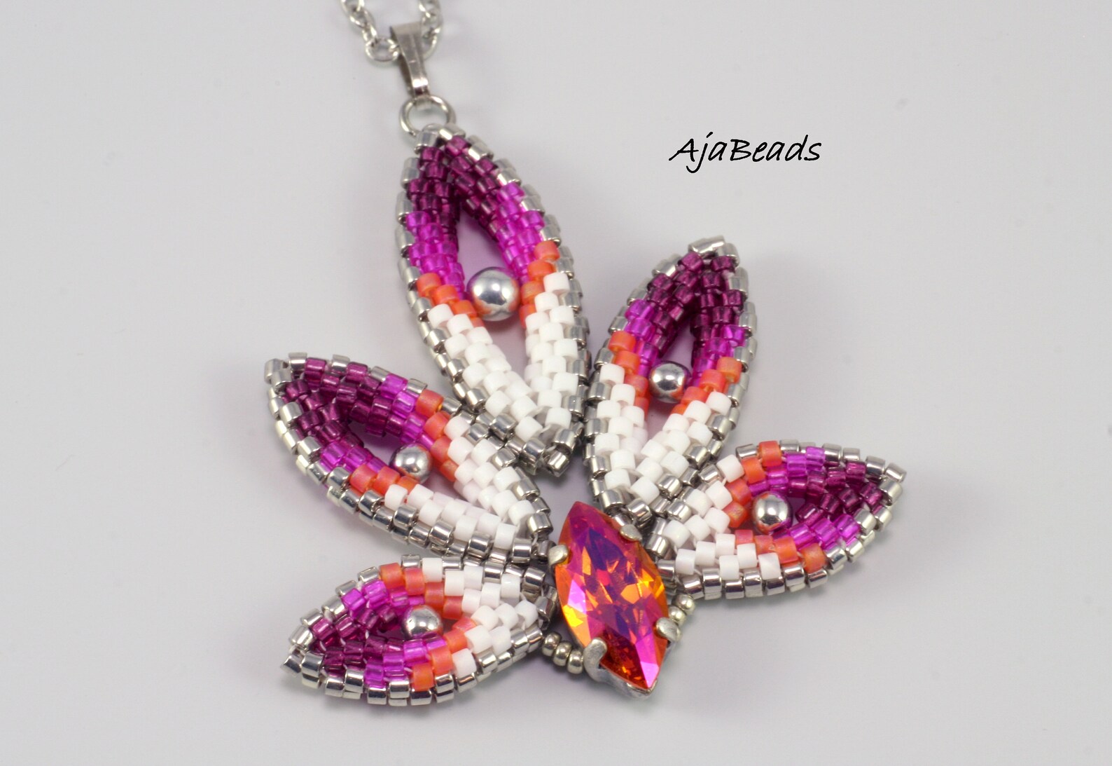 Beading Tutorial Peacock Beaded Necklace or Decoration - Etsy