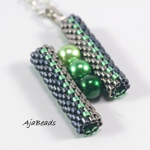 Beading Tutorial - Ladder - Beaded Pendant + Earrings - Etsy