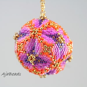 Beaded Ball 4cm With 3D Surface - Tutorial - Etsy