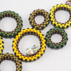 Beading Tutorial Bubbles Beaded Necklace With Navettes - Etsy