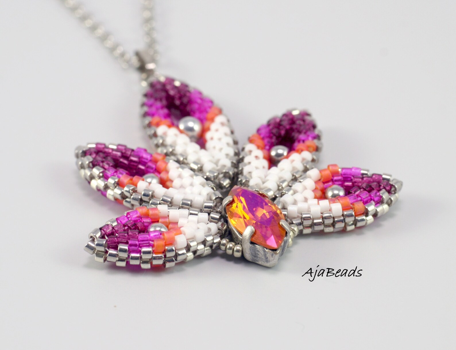 Beading Tutorial Peacock Beaded Necklace or Decoration - Etsy