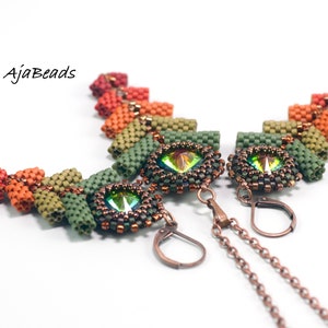 Beading Tutorial - Arrow - Pendant + Earrings - Etsy