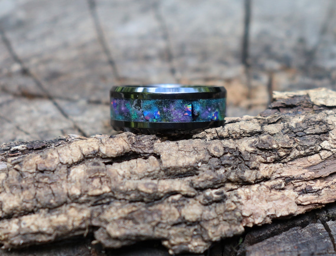 GALAXY Blue Deep Space Opal Meteorite Iodite Sapphire - Etsy