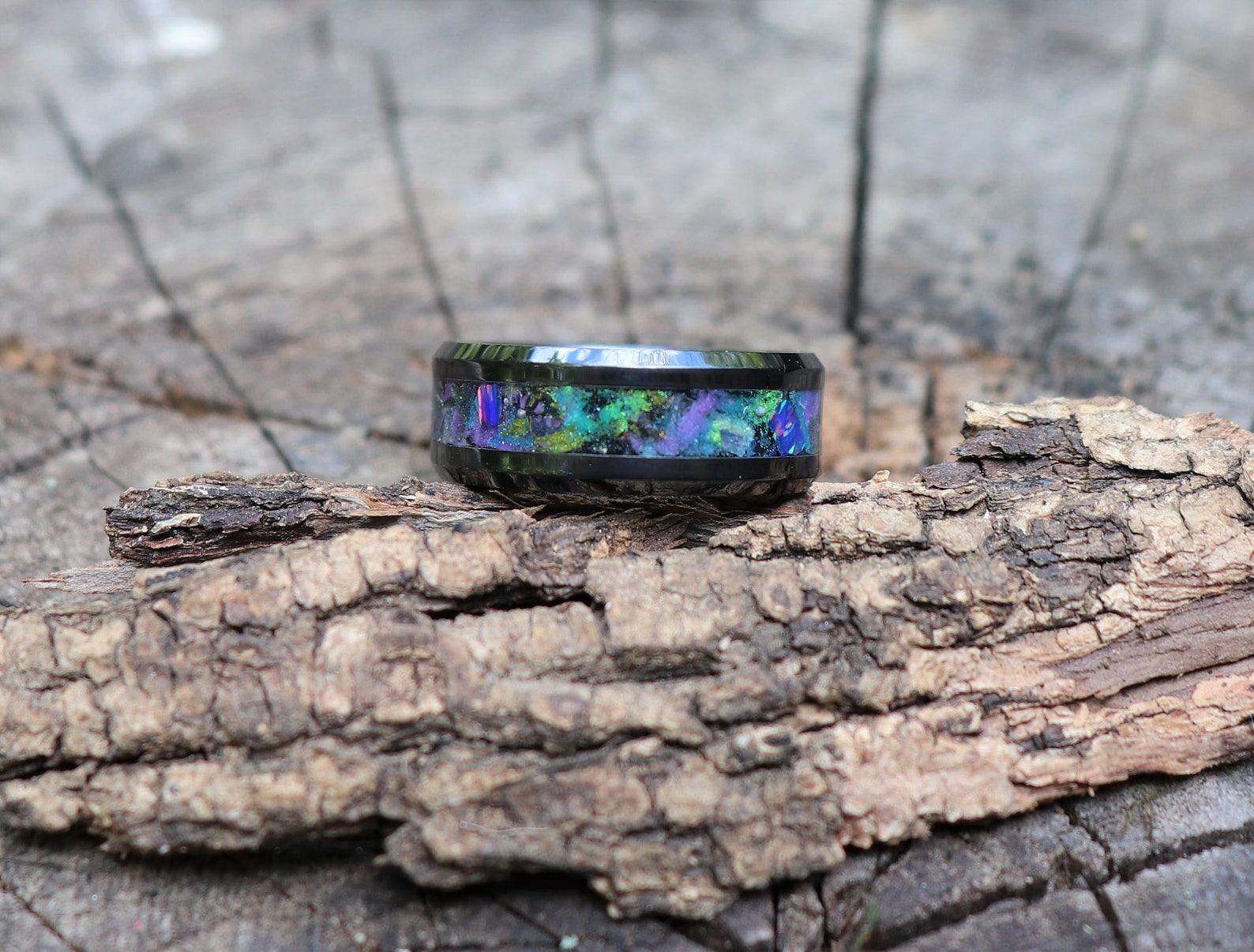 GALAXY Blue Deep Space Opal Meteorite Iodite Sapphire | Etsy