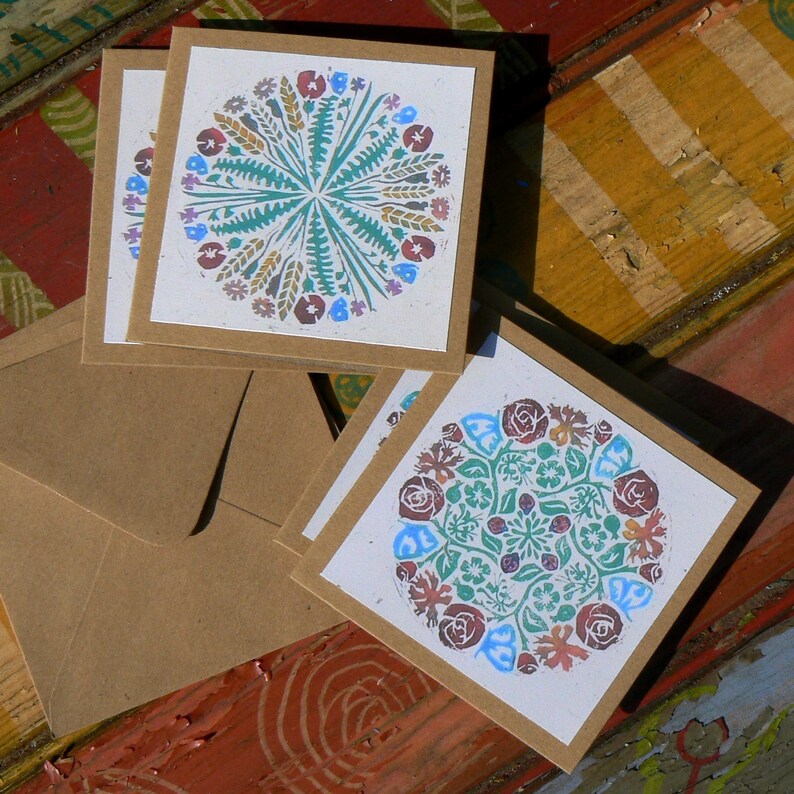 Mandala Mini Card Pack - Etsy