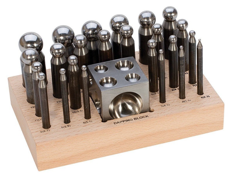 Dapping Punch Set (24 Pieces) Black - Etsy