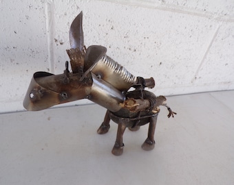 Metal Donkey Yard Art - Etsy