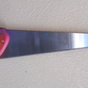 Awesome Hand Painted Carpenters 19 Hand Saw With Barn, Mountains ...