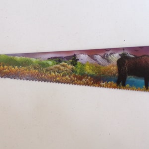 Awesome Hand Painted Carpenters Hand 30 Saw Blade as - Etsy