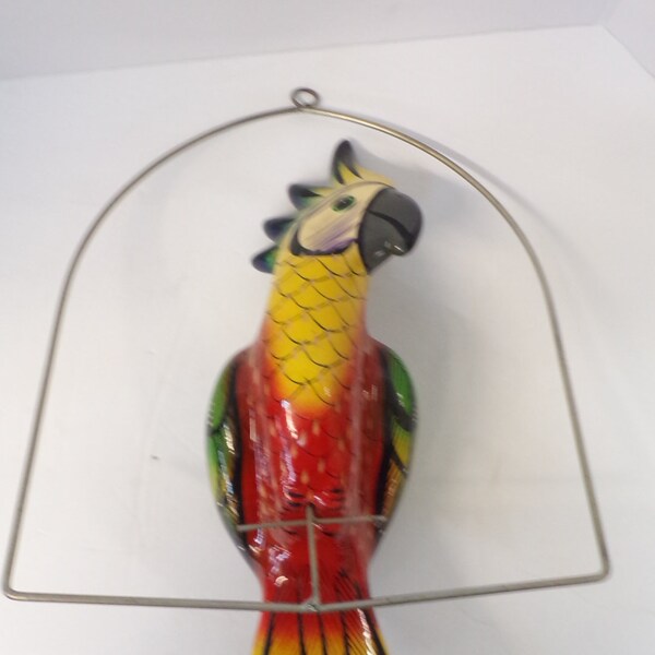 Hand Painted Parrot - Etsy