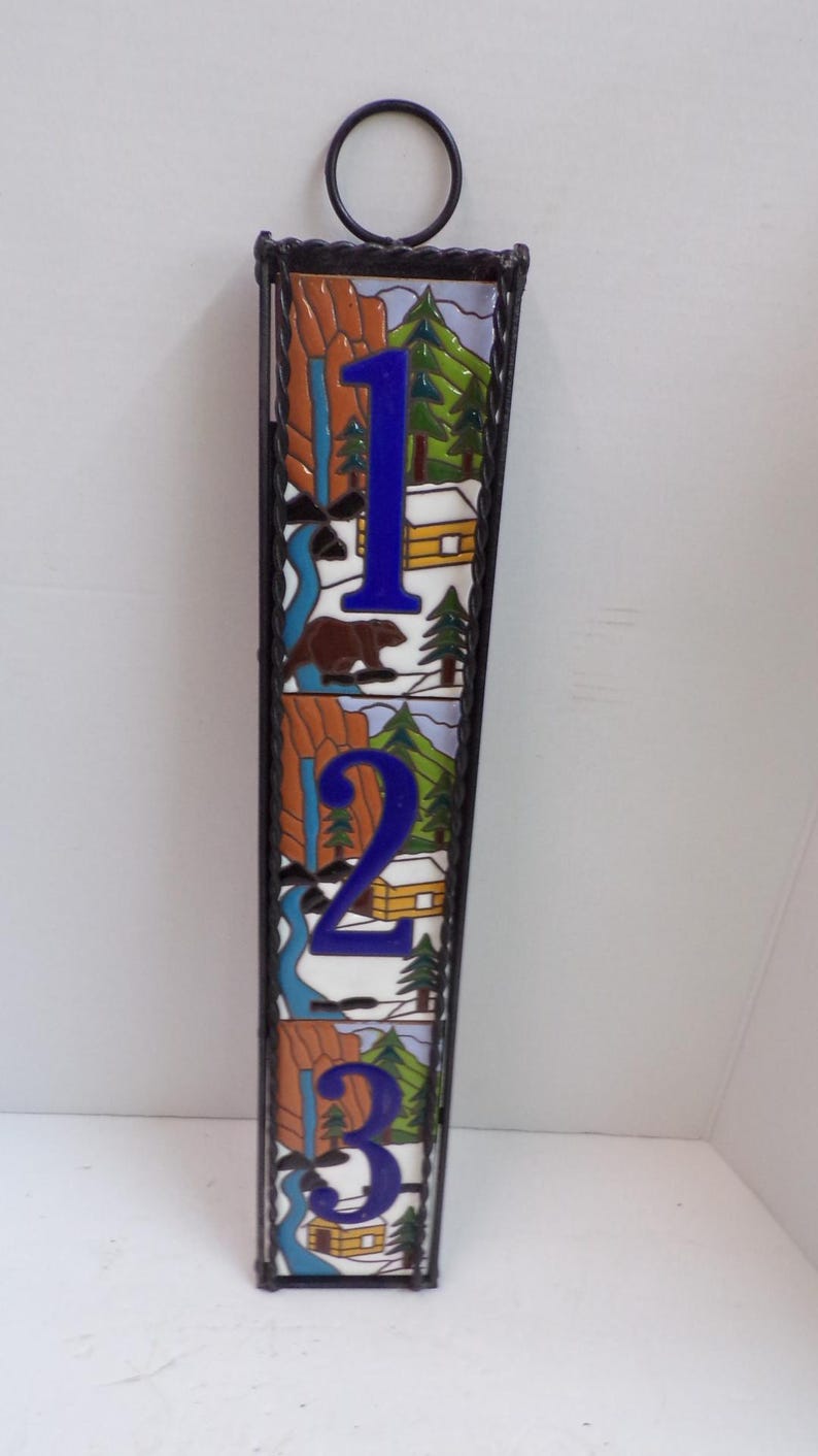 Vertical Metal Frame for 3x6 Talavera Address Tiles – Frame Only No ...