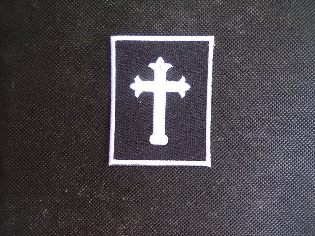 Cross Biker Patch 2.8x2.2 Sew or Iron On - Etsy