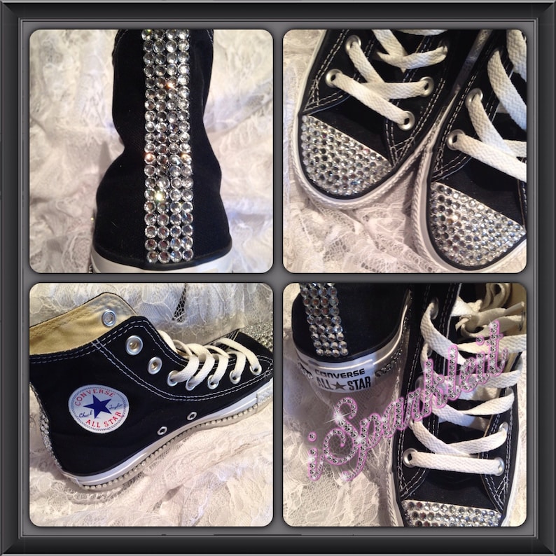 Custom Bling Rhinestone Sneakers | Etsy