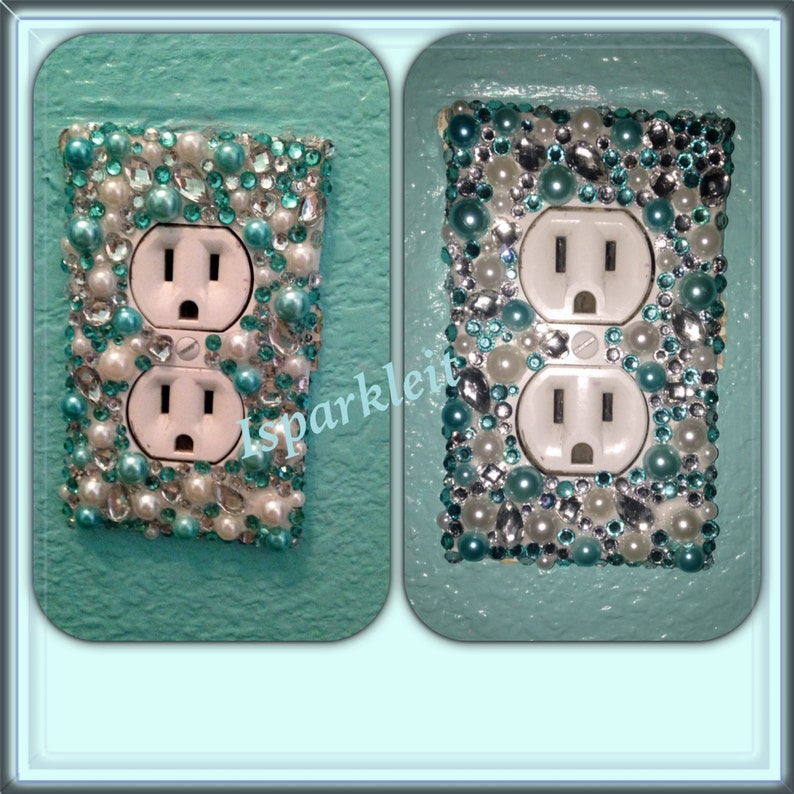 Custom Bling Wall Plate Light switch cover | Etsy
