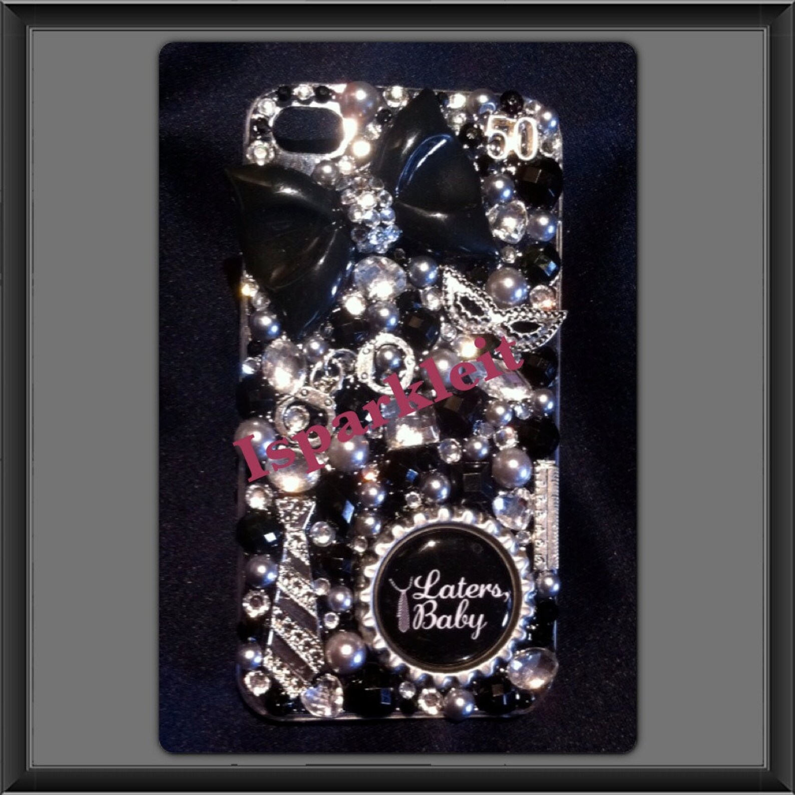 Themed Sparkle Bling Rhinestone Cell Phone Case | Etsy