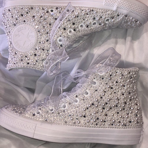 Custom Bling Rhinestone Sneakers | Etsy