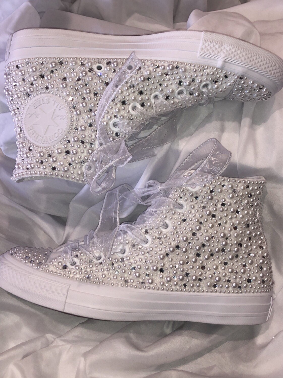 Custom Bling Rhinestone Sneakers - Etsy