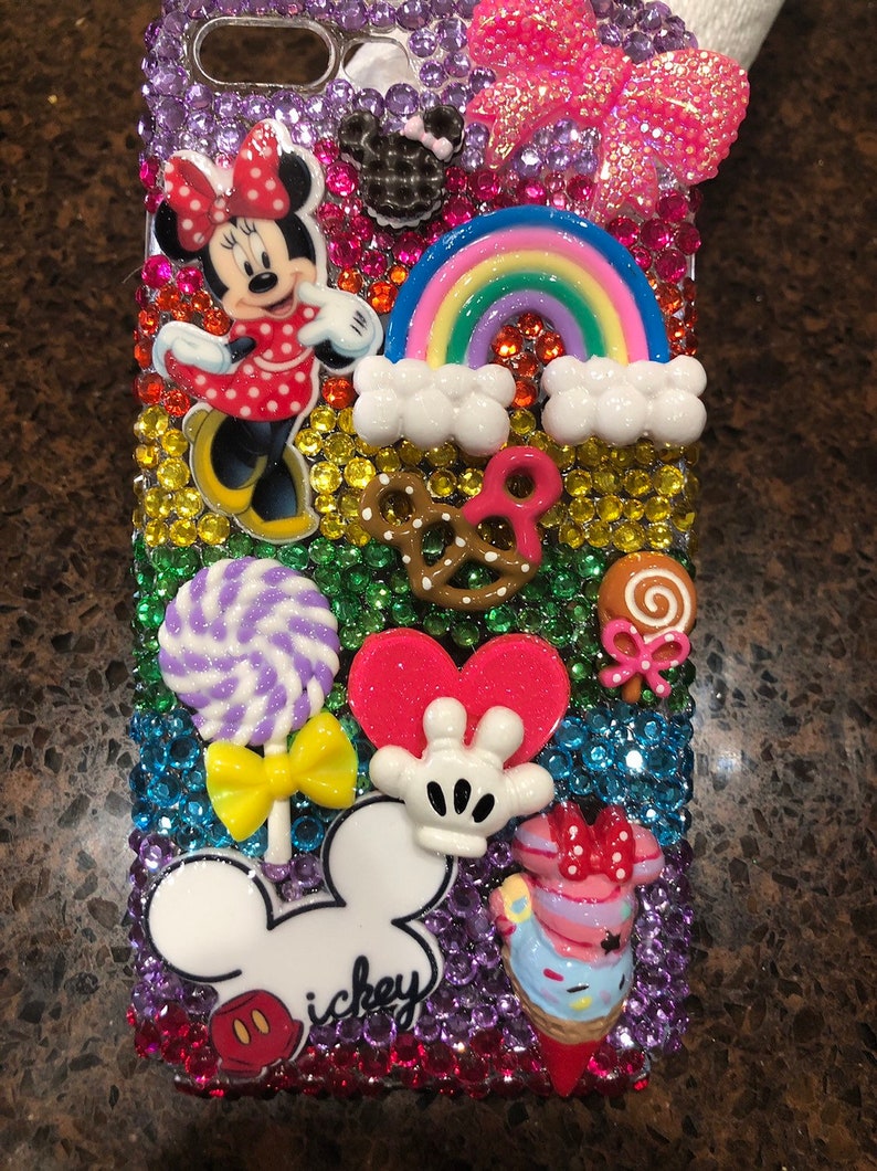 Character Themed Bling Rhinestone Sparkle Cell Phone Case | Etsy