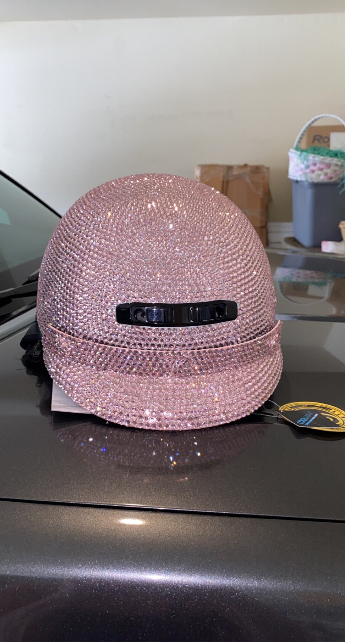 Swarovski Crystal Motorcycle Helmet - Etsy
