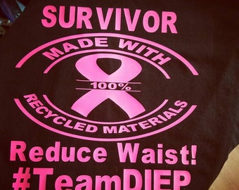 Previvor T-Shirt I Am A Previvor Cancer Ribbon