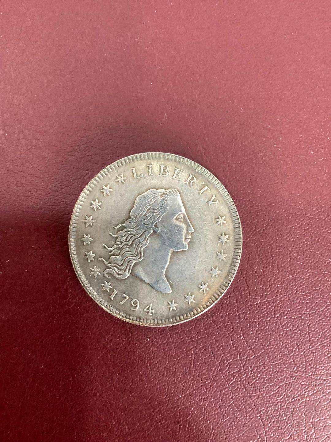 1794 Flowing Hair Silver Dollar Replica – Historic US Coin Collectible ...