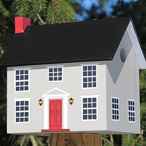 Wood Bird House - Etsy